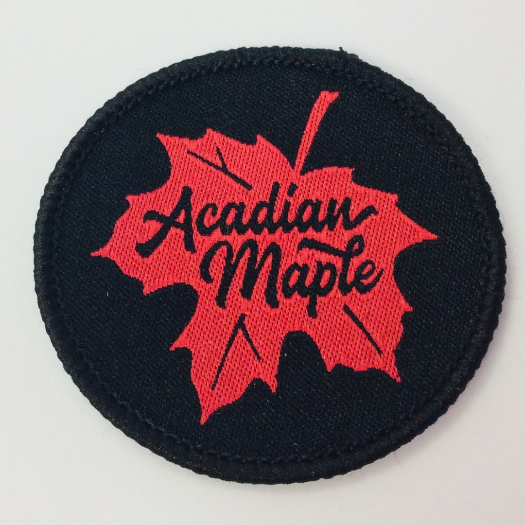 Acadian Maple Patches- Red x Black – Acadian Maple Products