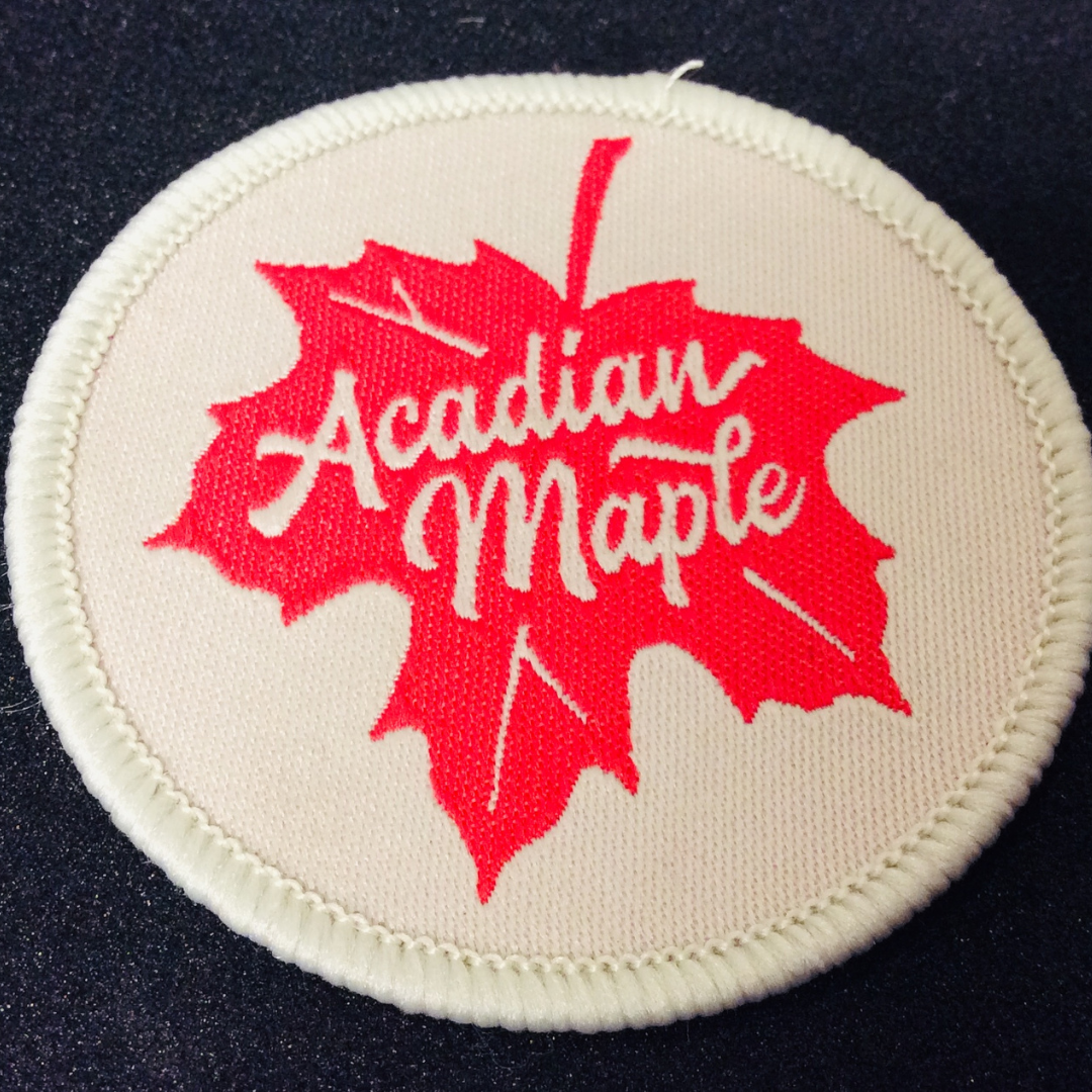 Acadian Maple Patches- Cream x Red – Acadian Maple Products
