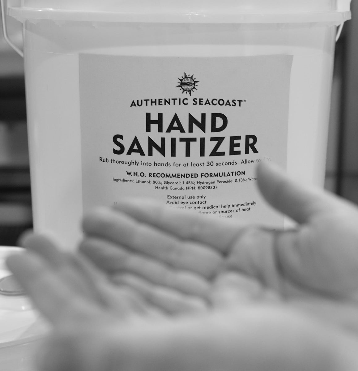 (ASC) Hand Sanitizer Pail (11 Litre) – Acadian Maple Products