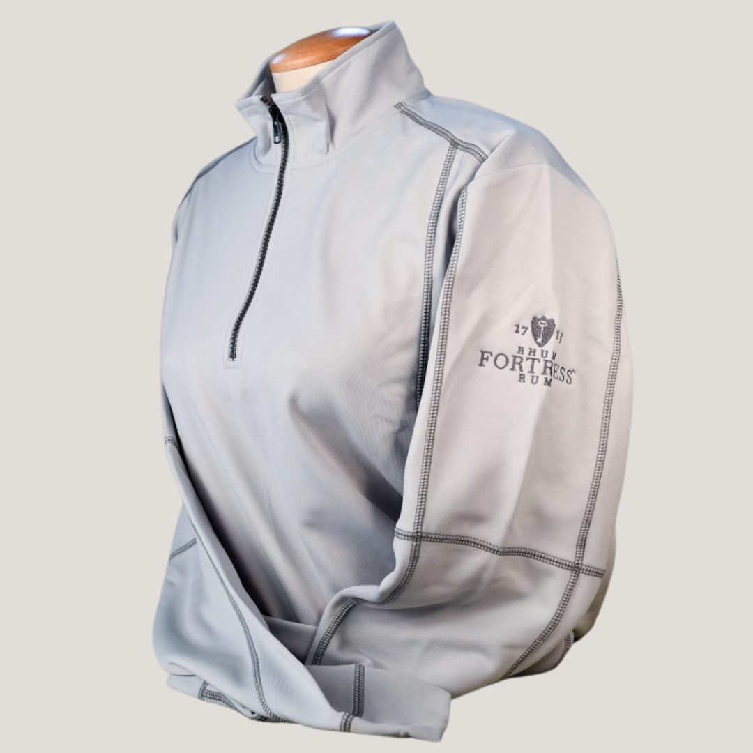 Pull Over Half Zip Ladies- Fortress Rum – Acadian Maple Products